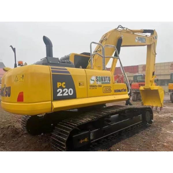 Quality PC220 Used Komatsu Excavator 23 Tons 1 Cubic Meters For Any Construction Project for sale