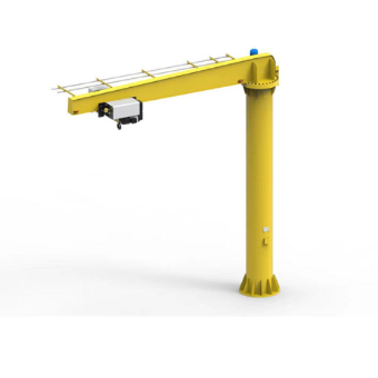 Quality Custom Movable Mini Electric Jib Crane with 360° Rotation and Floor Mounted for sale