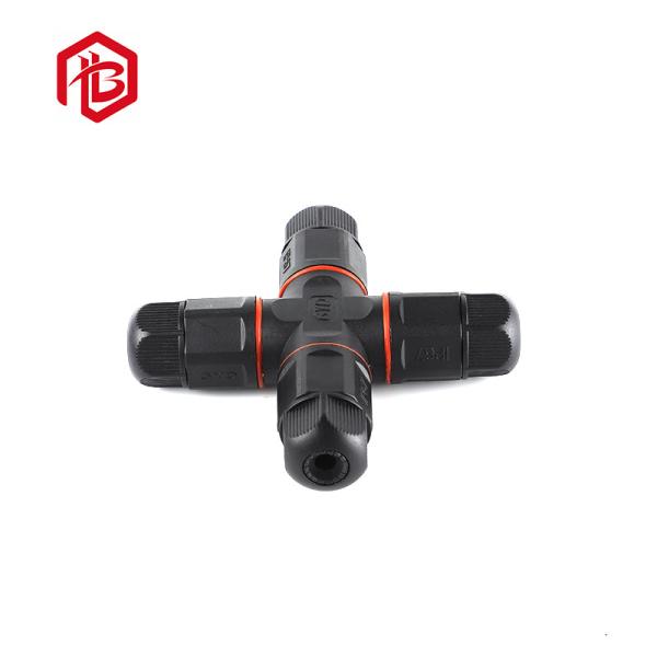 Quality M20 4 Way Electrical Cable Connector 2 3 4 Pin Screw Fixing Type Connector IP68 for sale