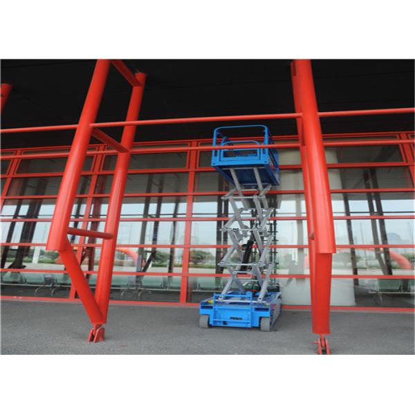 Quality Zero Emission Full Height Mobile Scissor Lift Table With Tilt Level Sensor for sale