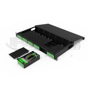 Quality High-density Modular Chassis For LC Quadruple Adapter MPO SM SL 144-core MPO-LC for sale