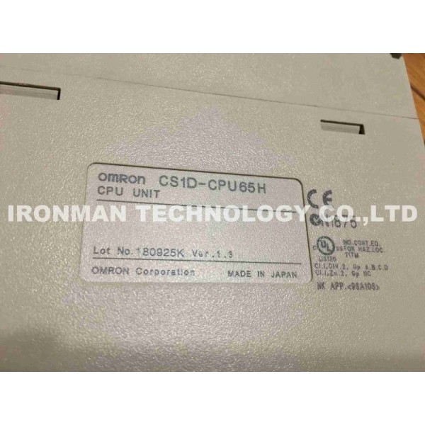 Quality CS1D-CPU65H Genuine PLC Module Omron Cpu Unit Cs1d-Cpu65h New In Box DHL for sale