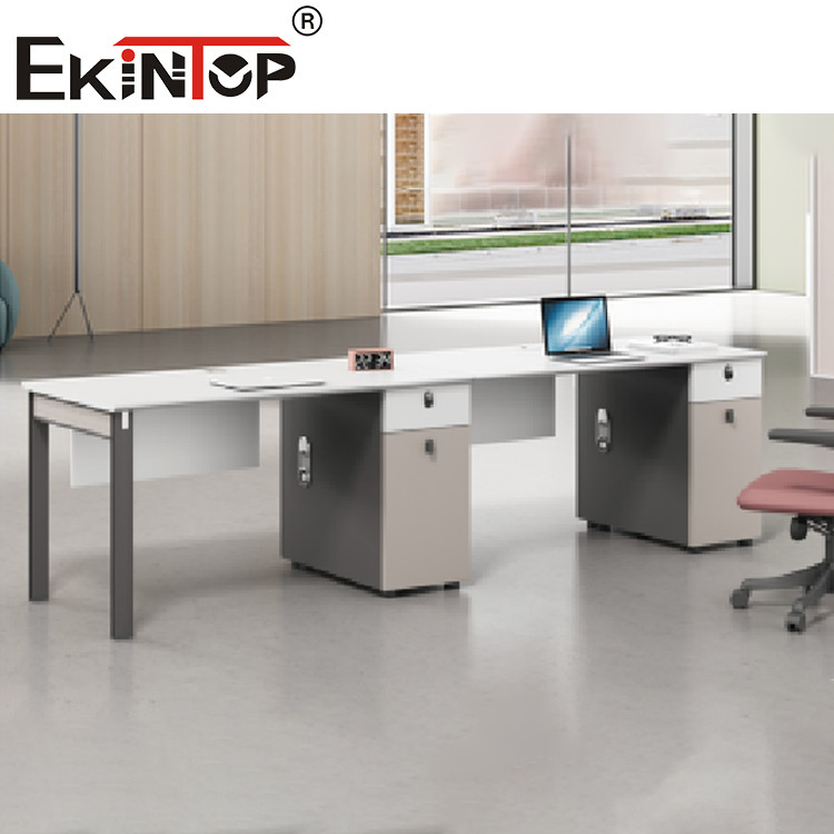 Extendable Office Workstation Modular Staff Desk Set Open Work Space ...