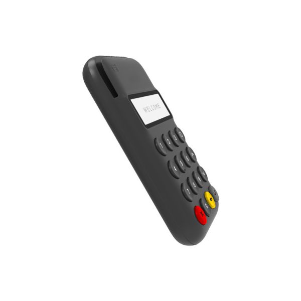 Quality 80g Weight EMV POS Terminal , Bluetooth POS Machine With Single Color Display for sale