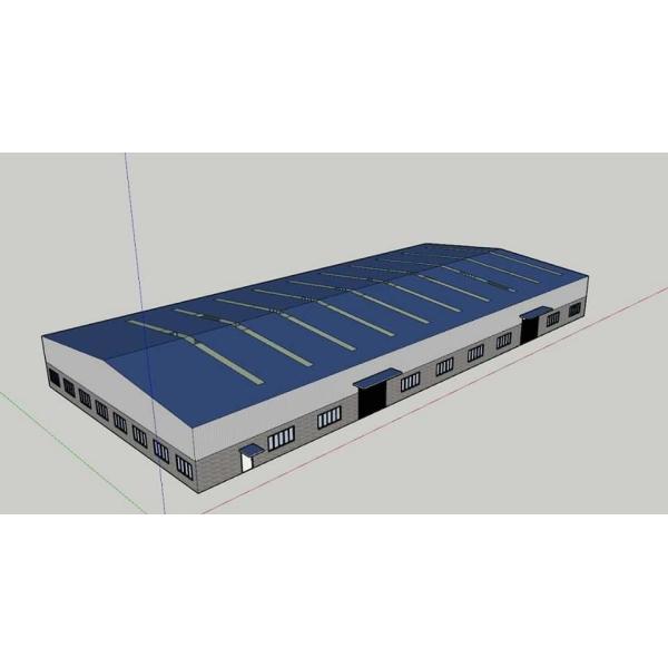 Quality Modular Prefabricated Steel Warehouse Large Span Metal Building Space for sale