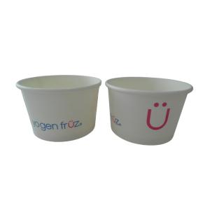 Quality Disposable Ice Cream Paper Cups 100% Aqueous Lined 6 Oz Portable for sale