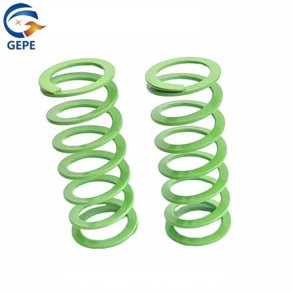 Quality 55CrSi Light Green Mold Spring High Strength Flat Rectangular Compression Spring for sale