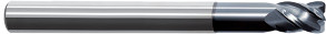 Quality Unequal Pitch Flattened 4 Flute End Mills With Straight Shank for sale