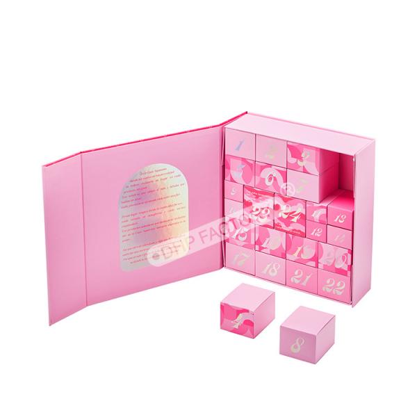Quality Pink Rigid Magnetic Gift Box Rigid Display Box For Cosmetic Jewelry Packaging for sale