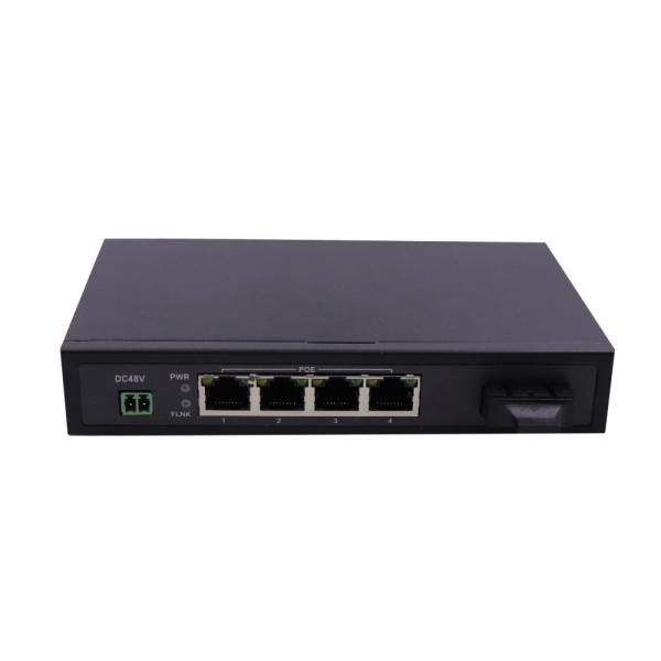 Quality 20KM Transmission Fiber Optic POE Switch for sale