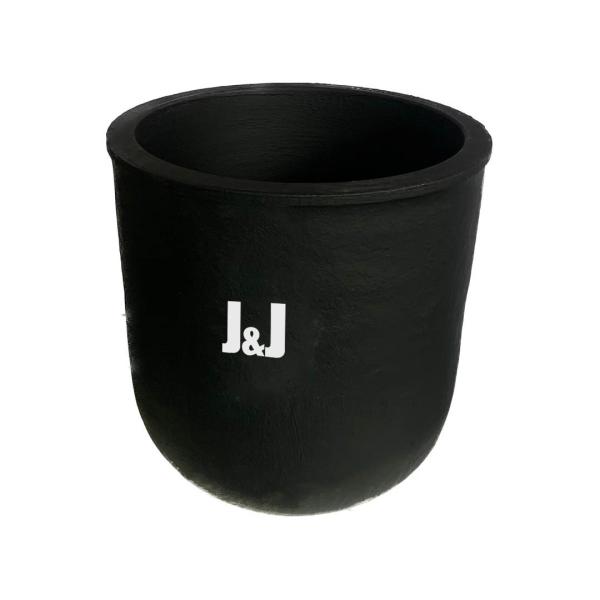 Quality Silicon Carbide Round Conventional Type Crucible 2.21 - 2.25 G/Cm3 Density for sale