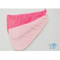 Quality Microfiber Quick Water-Absorbing Wet Hair Wrap Turban Towel , Fast Drying Towels for sale