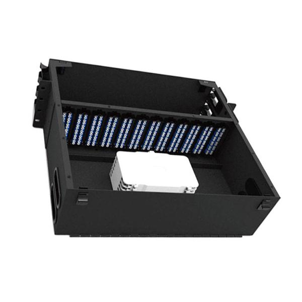 Quality 12 X 24 Core MPO MTP Patch Panels 3U 288 Port MPO Fiber Optic Patch Panels for sale