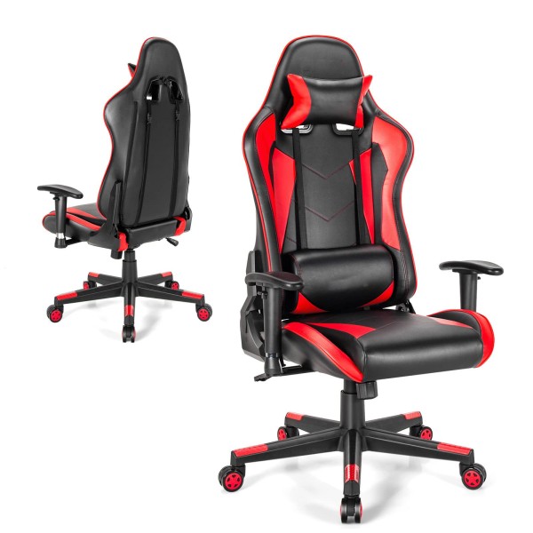 Quality Adjustable Ergonomic Racing Gaming Chair with Lumbar Support and Height Adjustment for sale