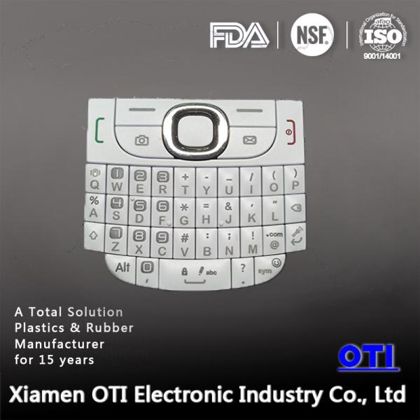 Quality Custom Silicone QWERTY Keypad for Electronics 30-80 Shore A for sale