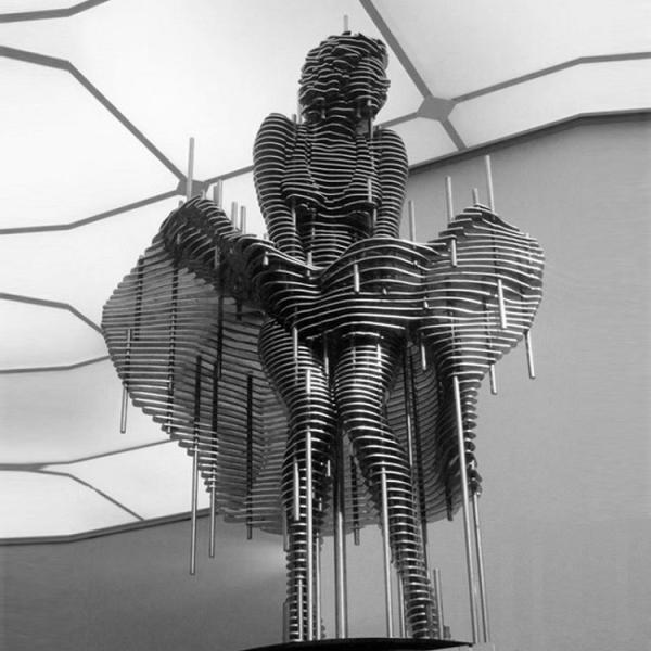 Quality Stainless Steel Marilyn Monroe Sculpture Metal Woman Statue for sale