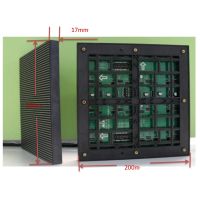 Quality Module Size 200 X 200mm High Brightness White Balance Outdoor Fixed LED Display for sale