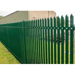 Quality CE Assault Resistant 1.8m Steel Palisade Fencing Long Lasting for sale