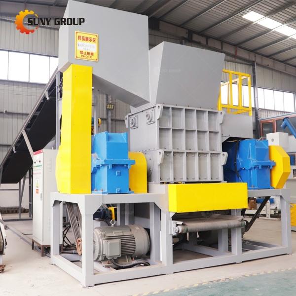 Quality Multifunctional Double Shaft Shredder for Plastic Wood Rubber Glass Metal for sale