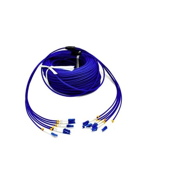 Quality Blue Fiber Optic Patch Cables 3.0mm 300M Low Insertion Loss With Custom Length for sale