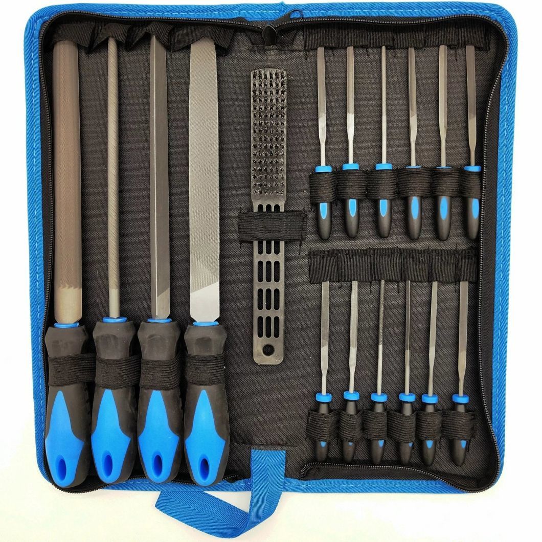 Wholesale T12 High Carbon Steel Hand Rasp File Set 16PCS/17PCS/18PCS Steel File Set