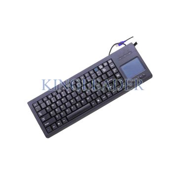 Quality Rugged Plastic Industrial Keyboard With Function Keys And Integrated Touchpad for sale