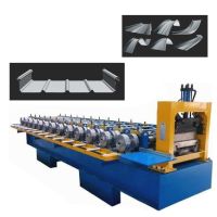 Quality Lock Seam Door 0.48mm Metal Roll Former No Nails Self Locking for sale