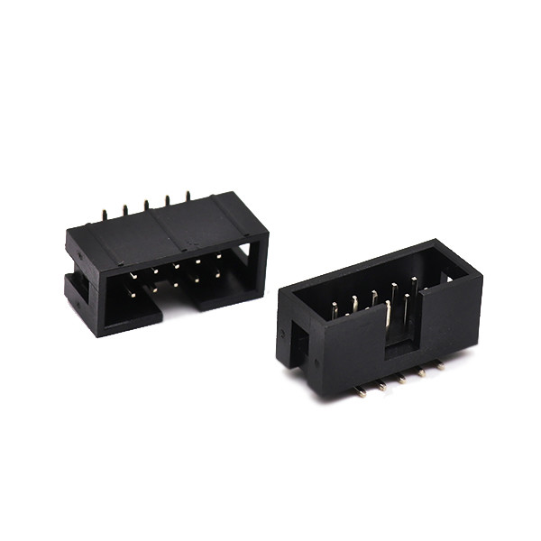 Quality 90 Degree Female Box Header Connector 2.54mm Double Row SMT Surface Mount Pin for sale