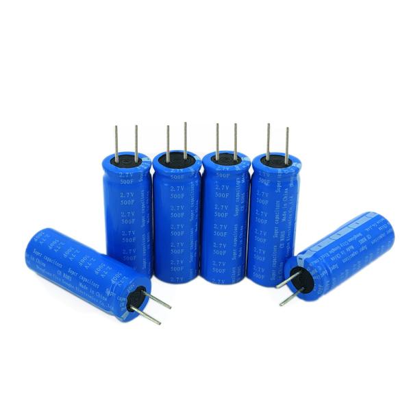 Quality Practical 0.25A Supercapacitor Battery For Solar Storage Radial Terminal for sale
