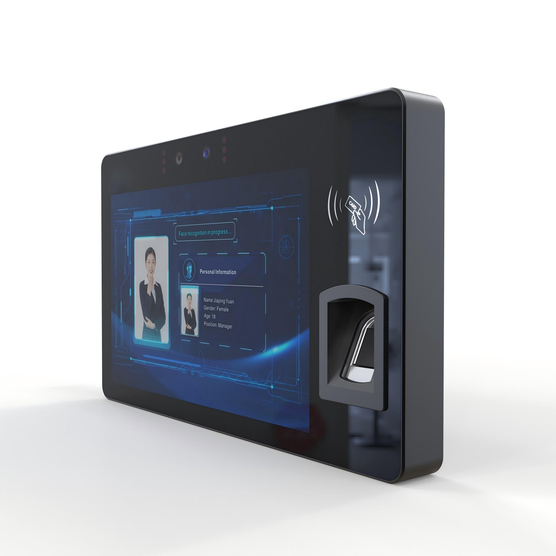Quality Visible Light Face Recognition Terminal 5 inch IPS Touch Screen Metal Case for sale