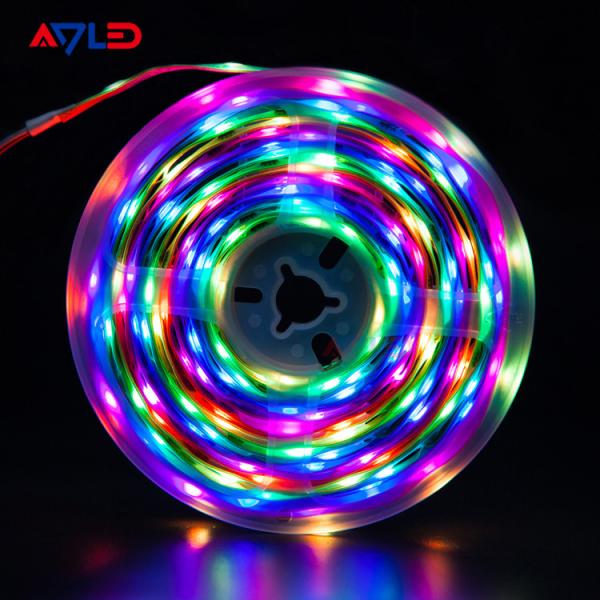 Quality Individually Addressable RGB Waterproof LED Strip Light DC12V 24V for sale
