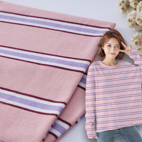 Quality Skin Friendly Striped Cotton Fabric for sale