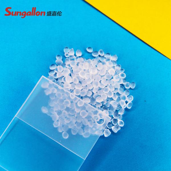 Quality Soft Cushion SEBS TPE Material Safe Clear or Opaque Base 25OO~5A Hardness for sale