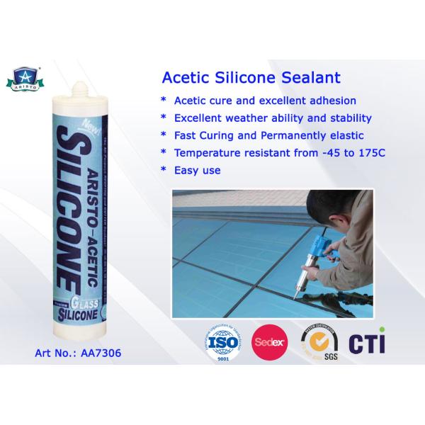 Quality One Part Acetic Silicone Adhesive Sealant for sale