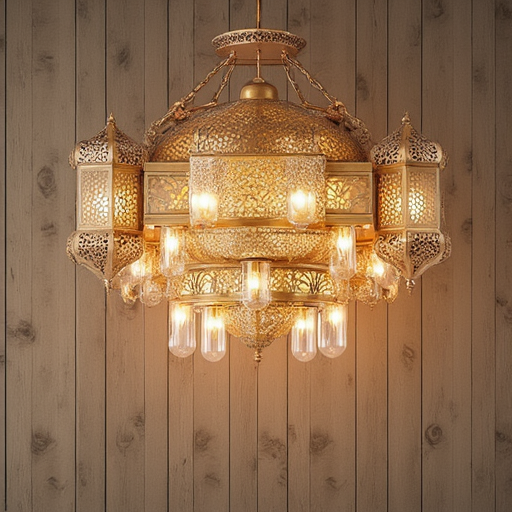 Quality 6-Light Vintage Copper Chandelier with Dimmable E27 E14 Bulbs for sale