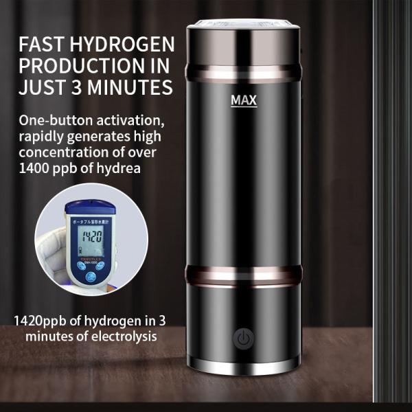 Quality healthy hydrogen ionizer h2 bottle 350ml for sale