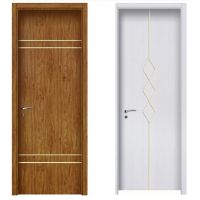 Quality Stainless Steel Bedroom UPVC PVC Casement Door For Modern Simple Interior for sale
