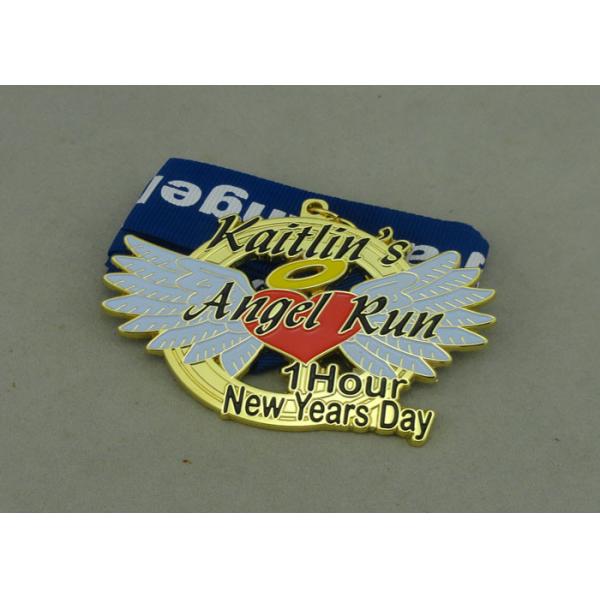 Quality Soft Enamel Ribbon Medals for sale