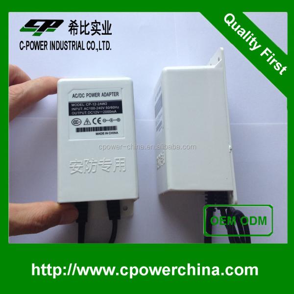 Quality Excellent Water-proof 12V DC Power Adapter with Output Current of 2000mA in for sale