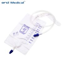 Quality Clinic Urology Disposable Medical PVC Urine Drainage Bags With Sampling Port Manufacturer for sale