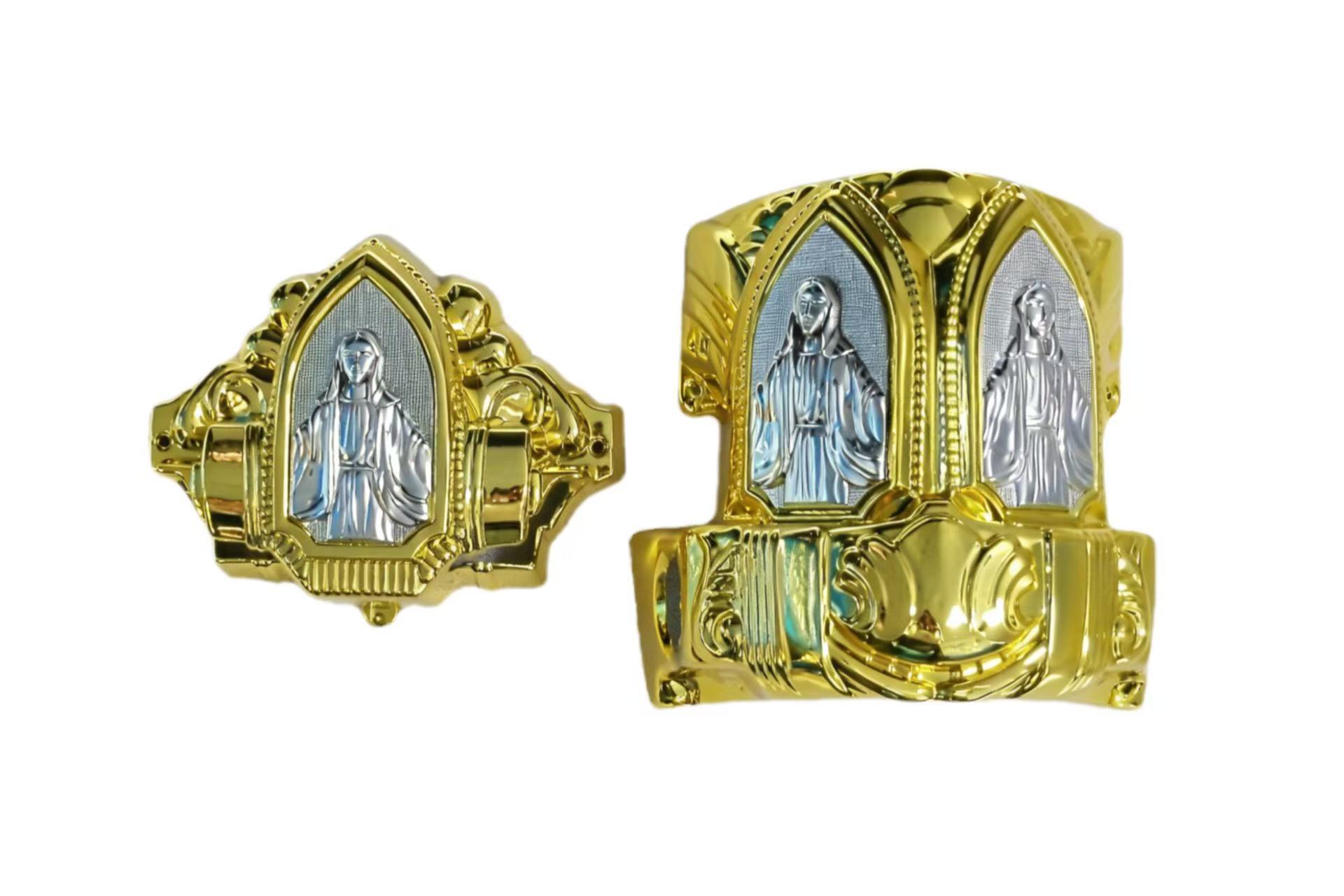 Quality Luxury Silver Gold Madrid 15-C# Coffin Accessories for sale