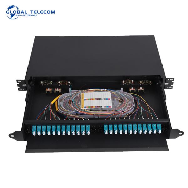 Quality Odf Fiber Optic Patch Panel Wall Mounted 12 24 48 96 144 Port for sale