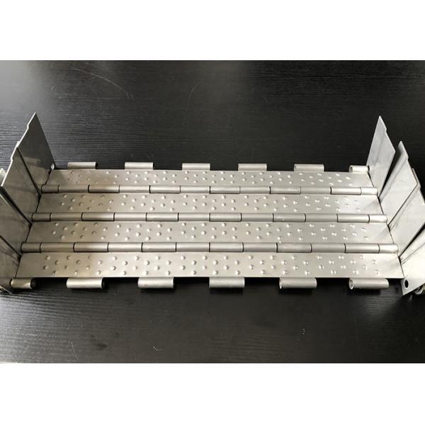 Quality Heavy Duty 1mm 316l Plate Link Conveyor Belt for sale