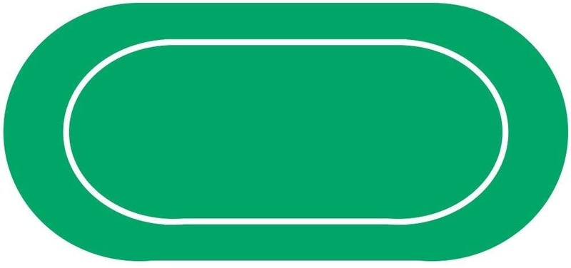 Minglu CPM-004 Games Sports Expert Portable Rubber Foam Poker Tabletop Mat Dining Table Casino Poker Game mat