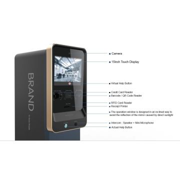 Quality Parking payment kiosk with cash acceptor and card reader for sale