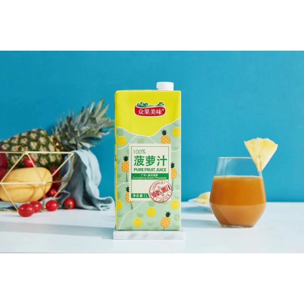 Quality 1000ml Slim Juice Paper Packing Material With 6 Months - 12 Months Shelf Life for sale