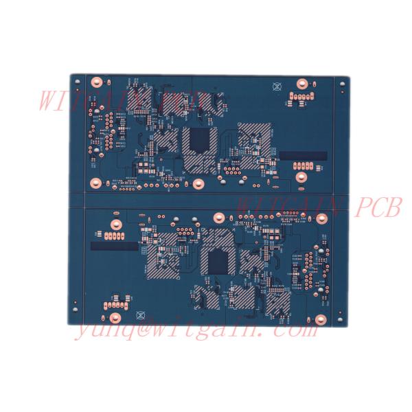 Quality 1.6MM Blue Solder Mask OSP 4 Layer Printed Circuit Board for sale