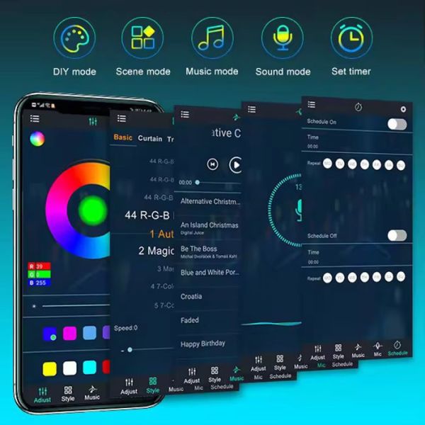 Quality 24Key Ir LED Bluetooth Controller Smartphone App Music Mode 5v Usb for sale