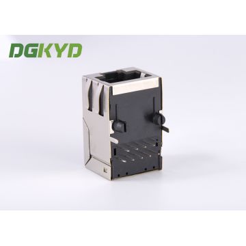 Quality Metal Shielded CAT6 10 Pin Rj45 Connector KRJ -300CNL High Performance for sale