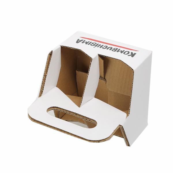 Quality Custom Order Accepted White Six Wine Beer Pack Carrier With Varnishing And for sale